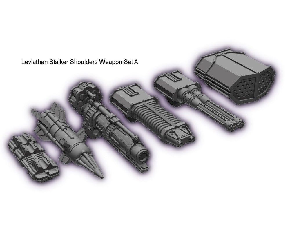 Cybershadows Leviathan Stalker Weapons Set B – HLS Models