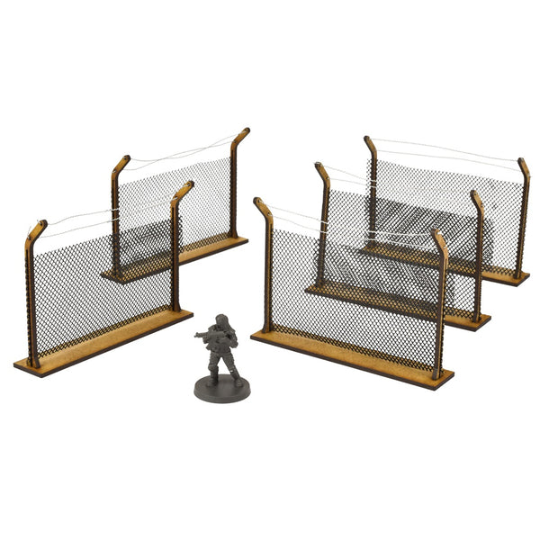 Chain-Link Fences MDF Scenery Set – HLS Models